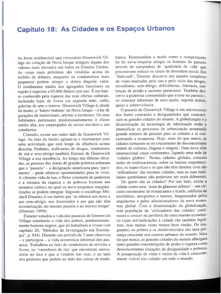 2 - Cidades e As Teorias Do Urbanismo - Giddens | PDF