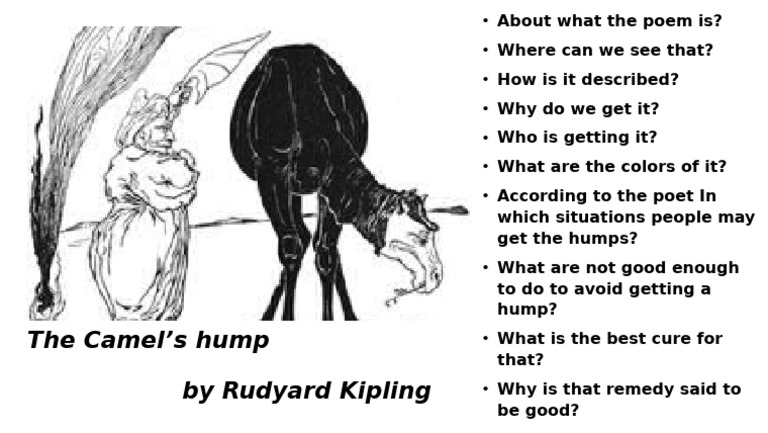 Understanding "The Camel's Hump" Poem | PDF