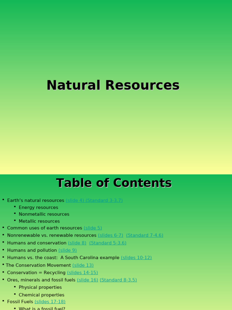 Unit-2 Natural Resources | PDF | Petroleum | Recycling