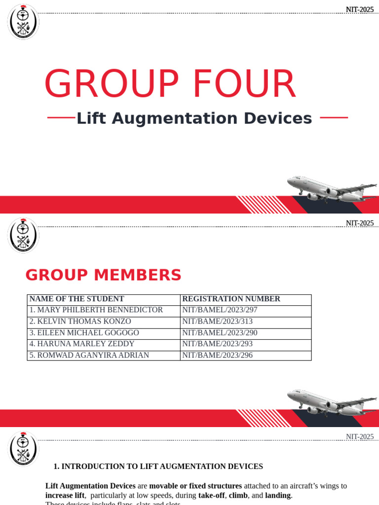 Lift Augmentation Devices in Aviation | PDF | Flap (Aeronautics) | Lift ...