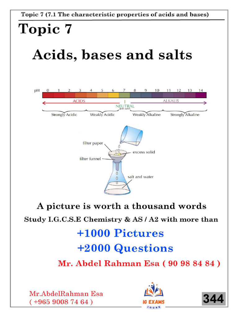 Acids & Bases | PDF