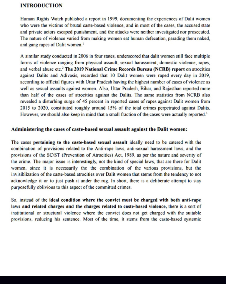 Case Studies - Human Rights Presentation | PDF | Rape | Dalit