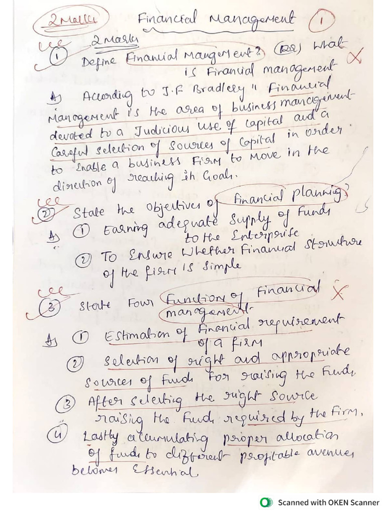 2 Marks Question and Answers | PDF