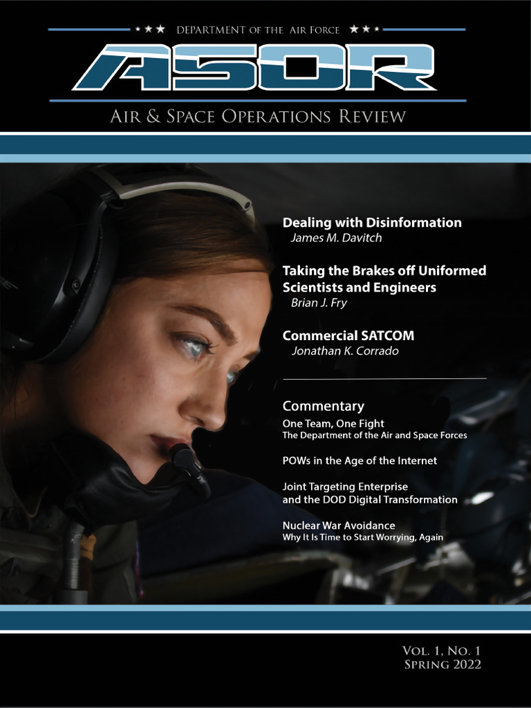 ASOR Volume 1 Issue 1-2022 | PDF | Military | Information