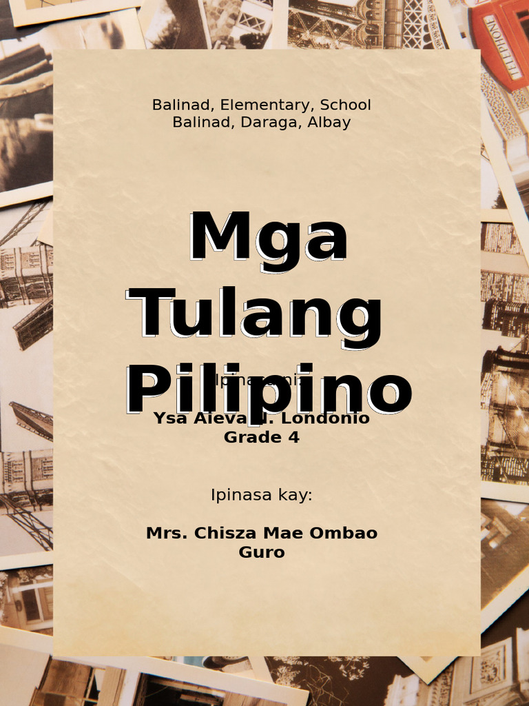 Tulang Pilipino - Ysa | PDF