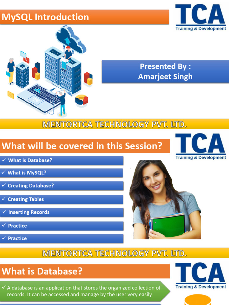 Mysql PPT Updated 2023 | PDF | Databases | Table (Database)