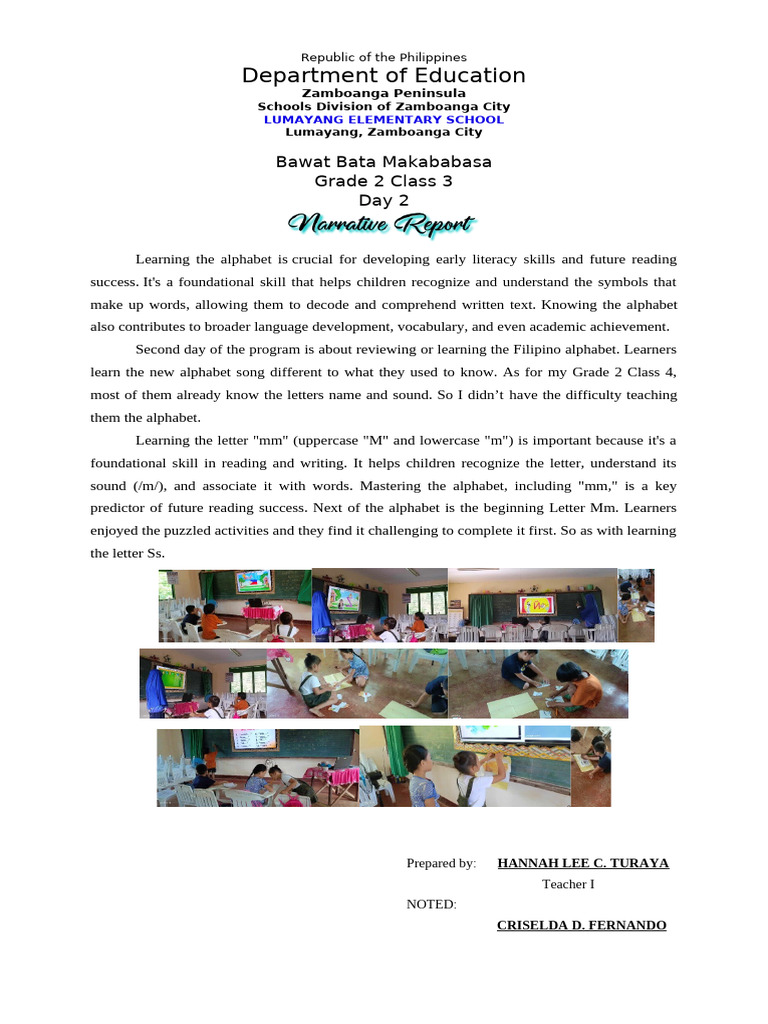 Grade 2 Class 4.Day 2 | PDF