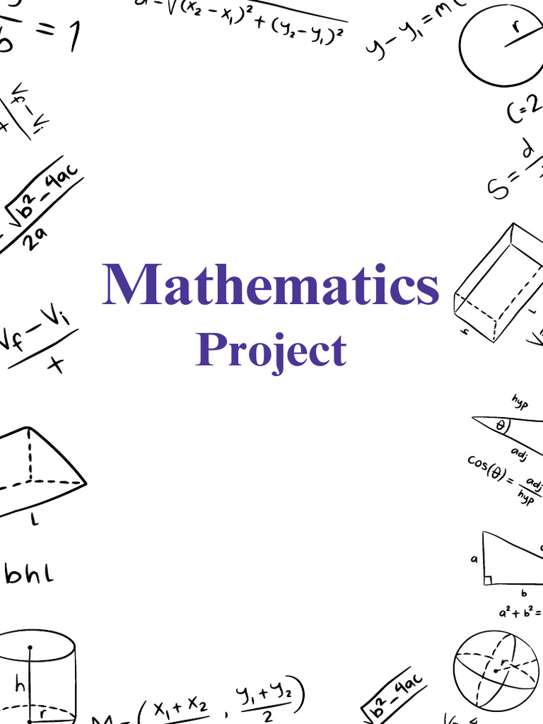 Black and White Minimalist Math Formula Blank Paper A4 Document | PDF ...