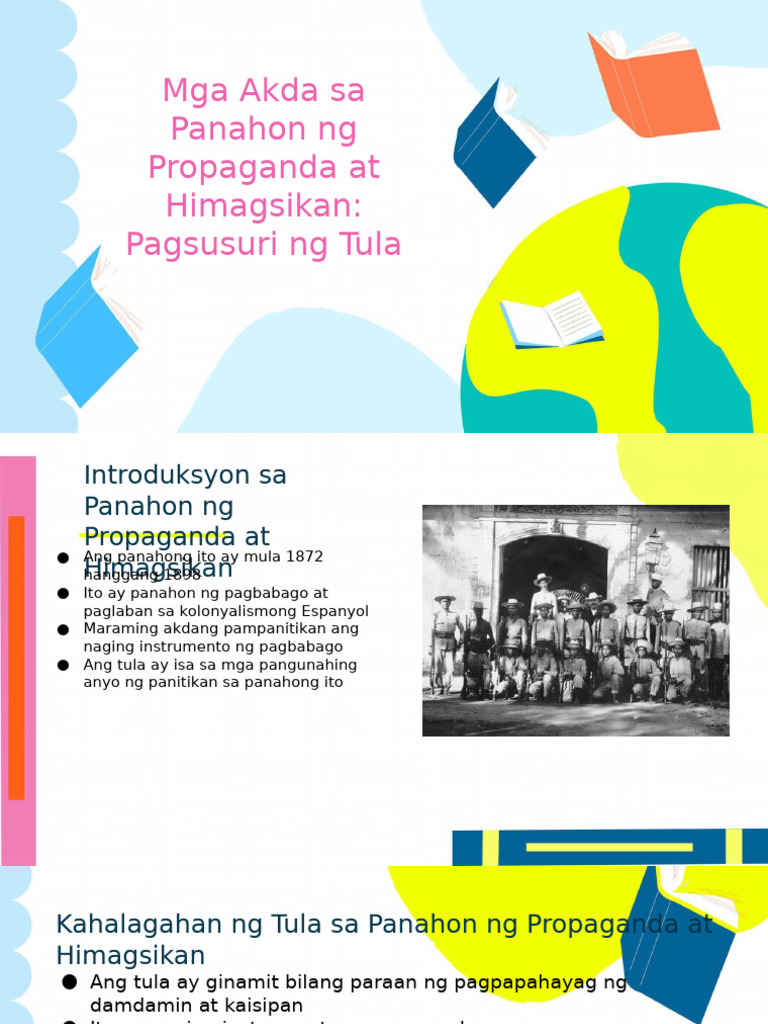 Mga Akda Sa Panahon NG Propaganda at Himagsikan: Pagsusuri NG Tula | PDF
