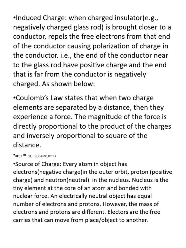 Charge and Quantization - 2 | PDF | Atoms | Electric Charge