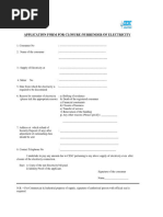 Zesco Customer Application Form | PDF | Payments | Fee