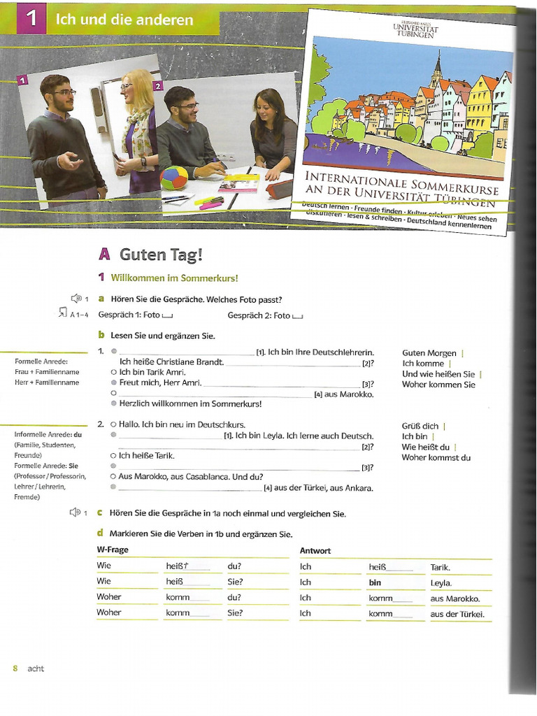 DaF Kompakt Lektion 1 | PDF