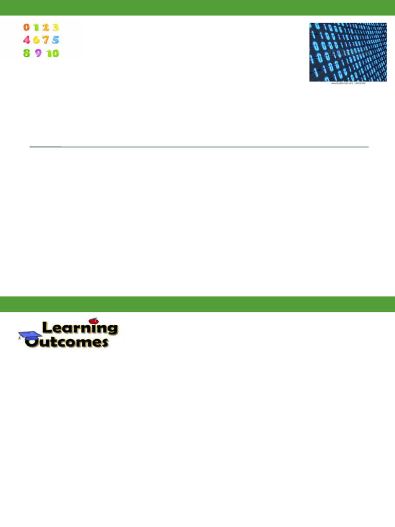 2.1 Data Representation On CPU 1 | PDF | Binary Coded Decimal | Mathematics
