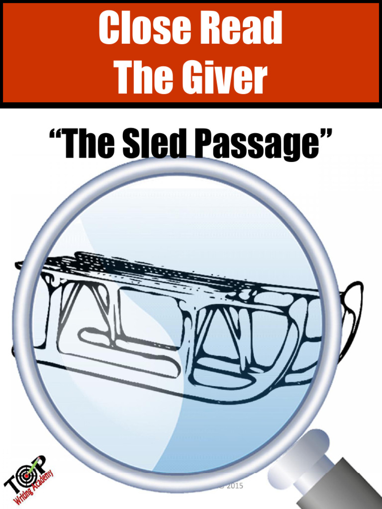 The Giver Close Reading The Sled | PDF | Human Communication
