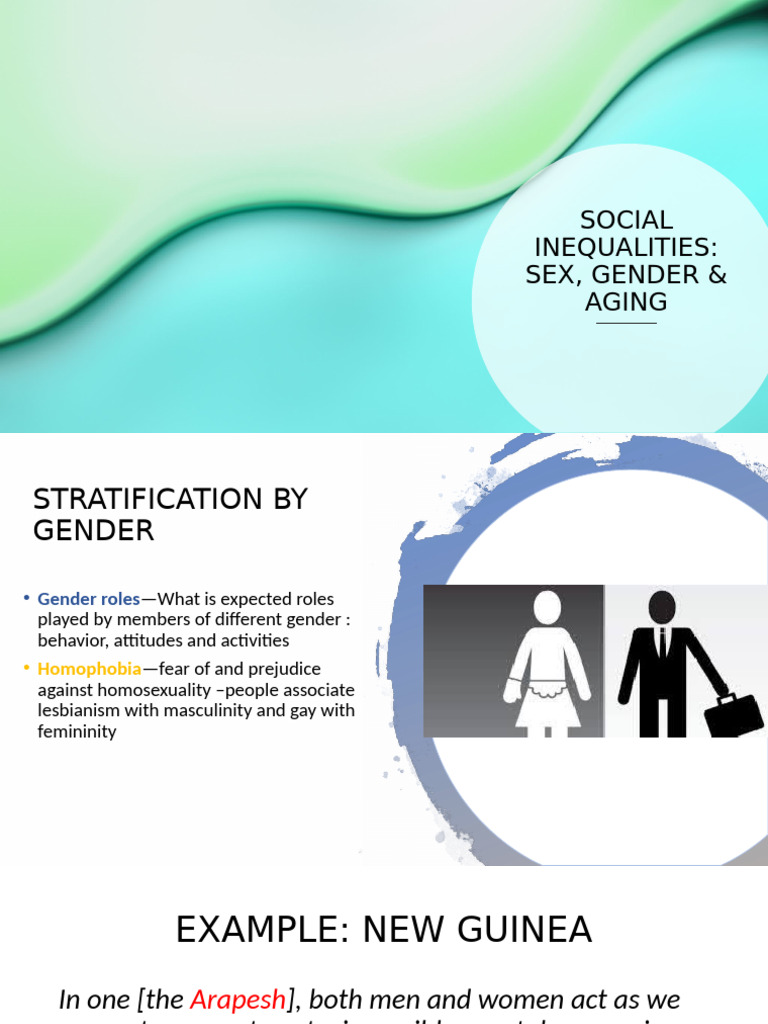 (Week 8) - Sex, Gender, Ageing | PDF | Social Stratification | Gender