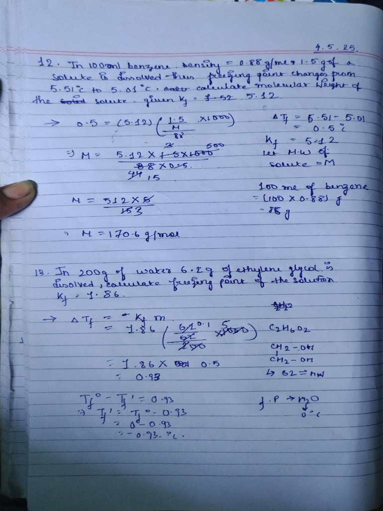 Solution Part 2 Numericals | PDF