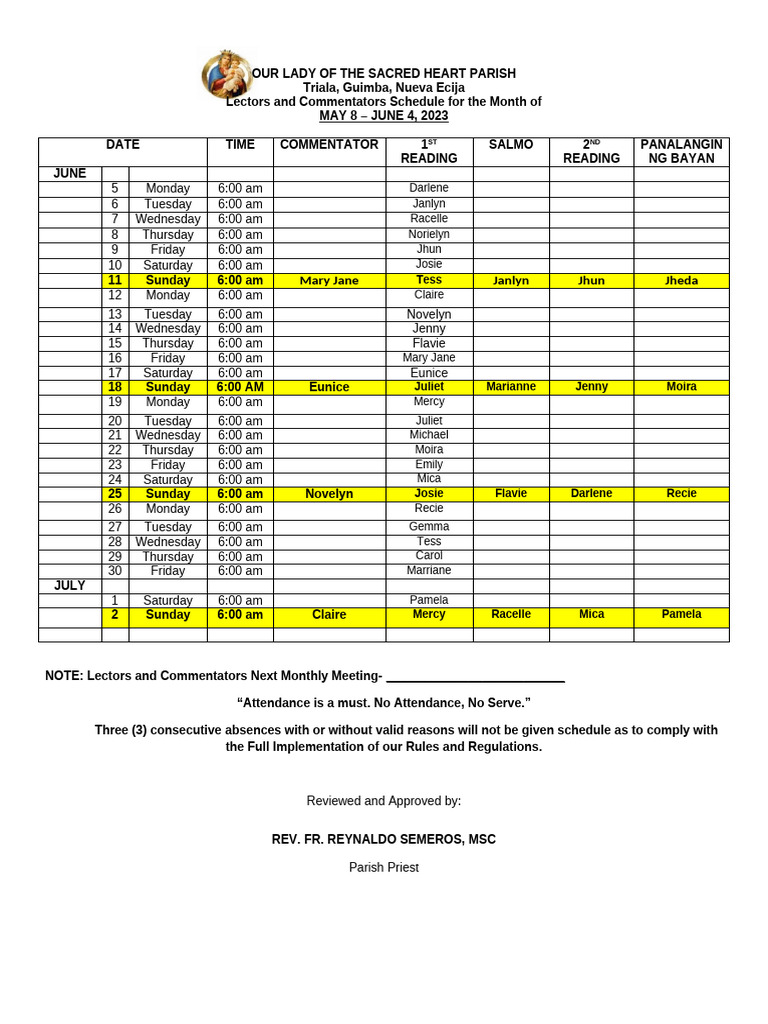 June 5 - July 2 | PDF