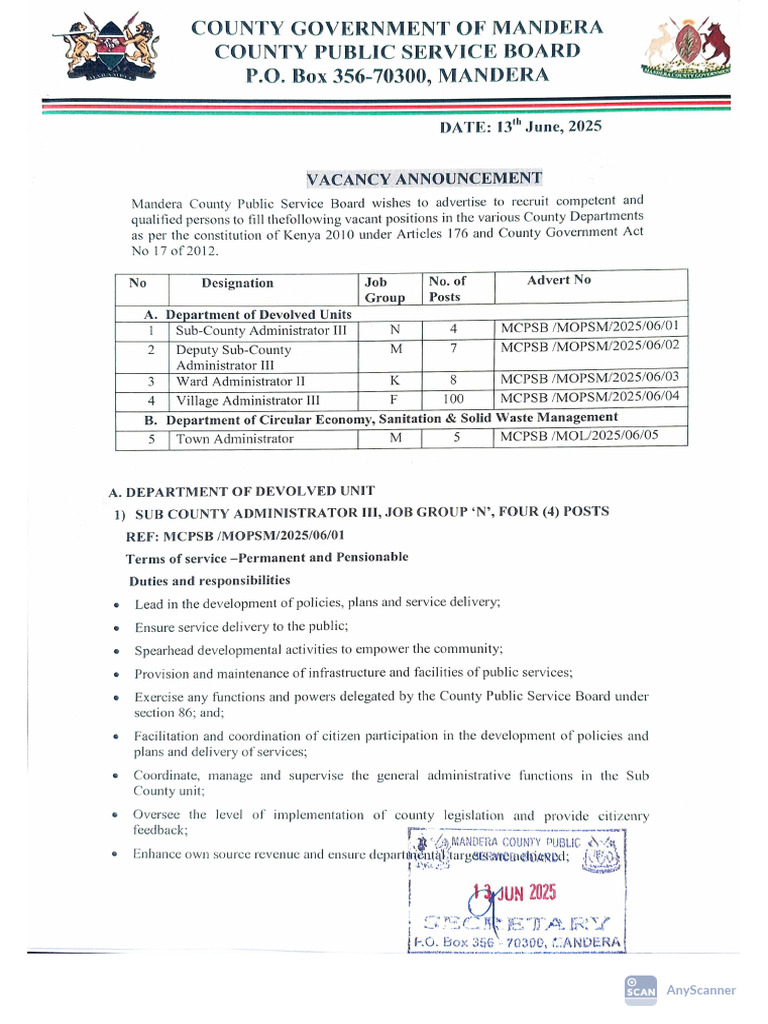 June 2025 Advert. | PDF