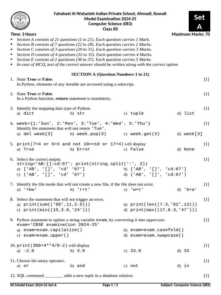 12cs Mo Jan 2024 25setaqp | PDF | Network Switch | Computer Data