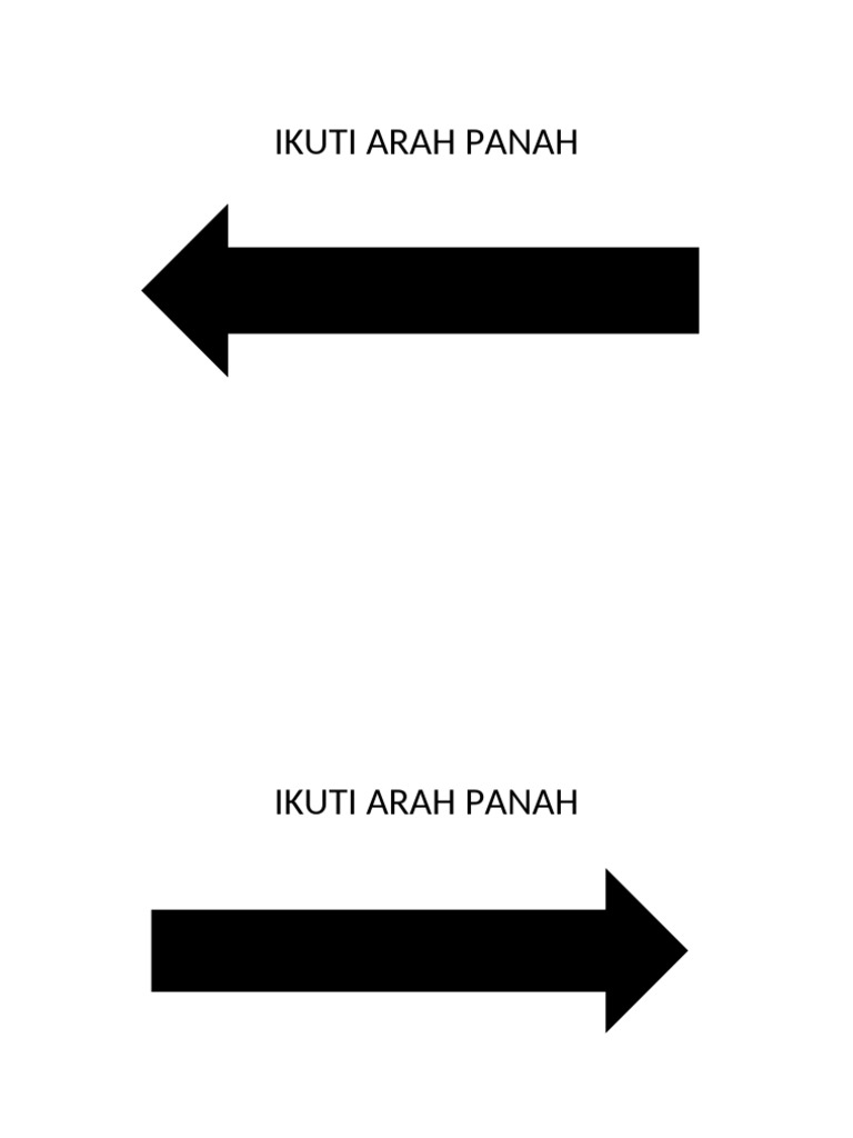 Ikuti Arah Panah | PDF