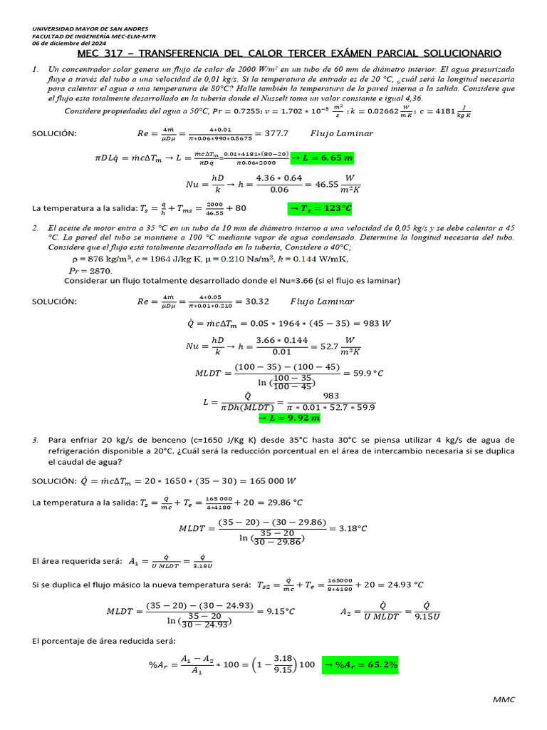 3P EX MEC 317 2..2024 - Sol | PDF | Agua | Fenómenos científicos