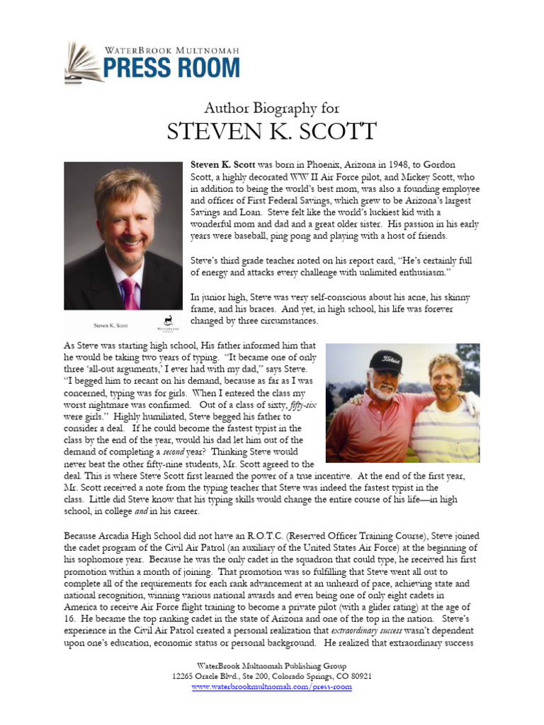 Steven-K-Scott-Author-Bio | PDF | Civil Air Patrol | Jesus