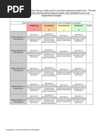Rubrics For Performance Tasks | PDF