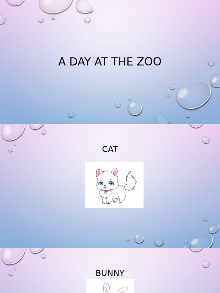A day at the zoo | PDF