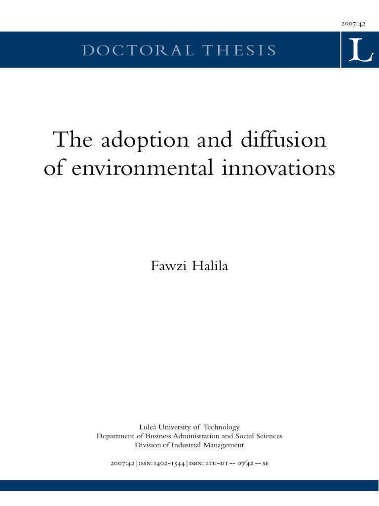 Full Text 01 | PDF | Innovation | Methodology