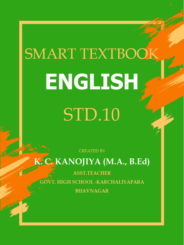 Smart Textbook for Std 10 English | PDF | Gunpowder | Fireworks
