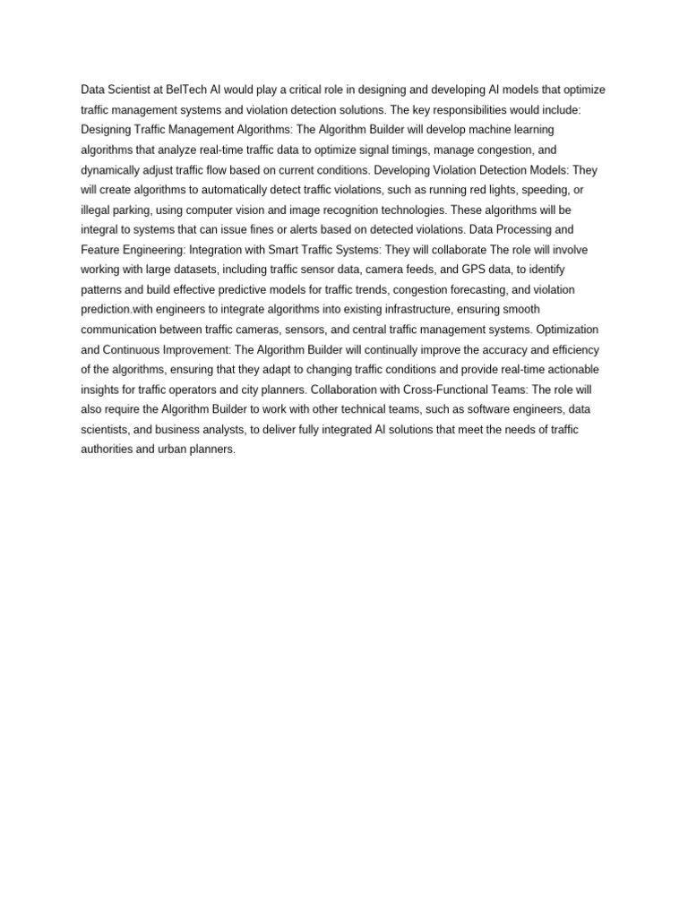 JD Beltech AI | PDF