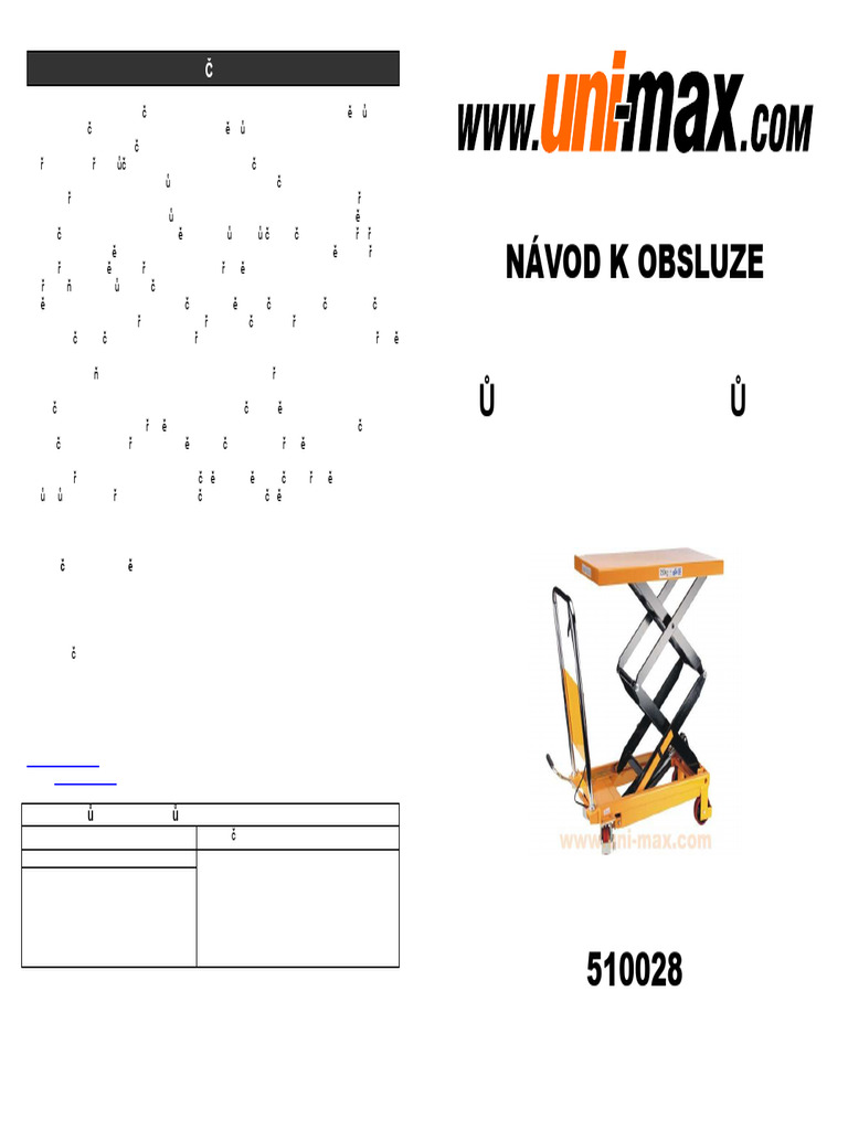 CZ - 510028 - 01 Montazni Navod Drevo Stul Nabytek | PDF