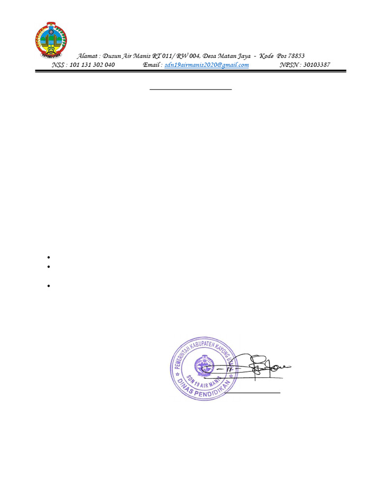 Surat Pendamping O2sn | PDF