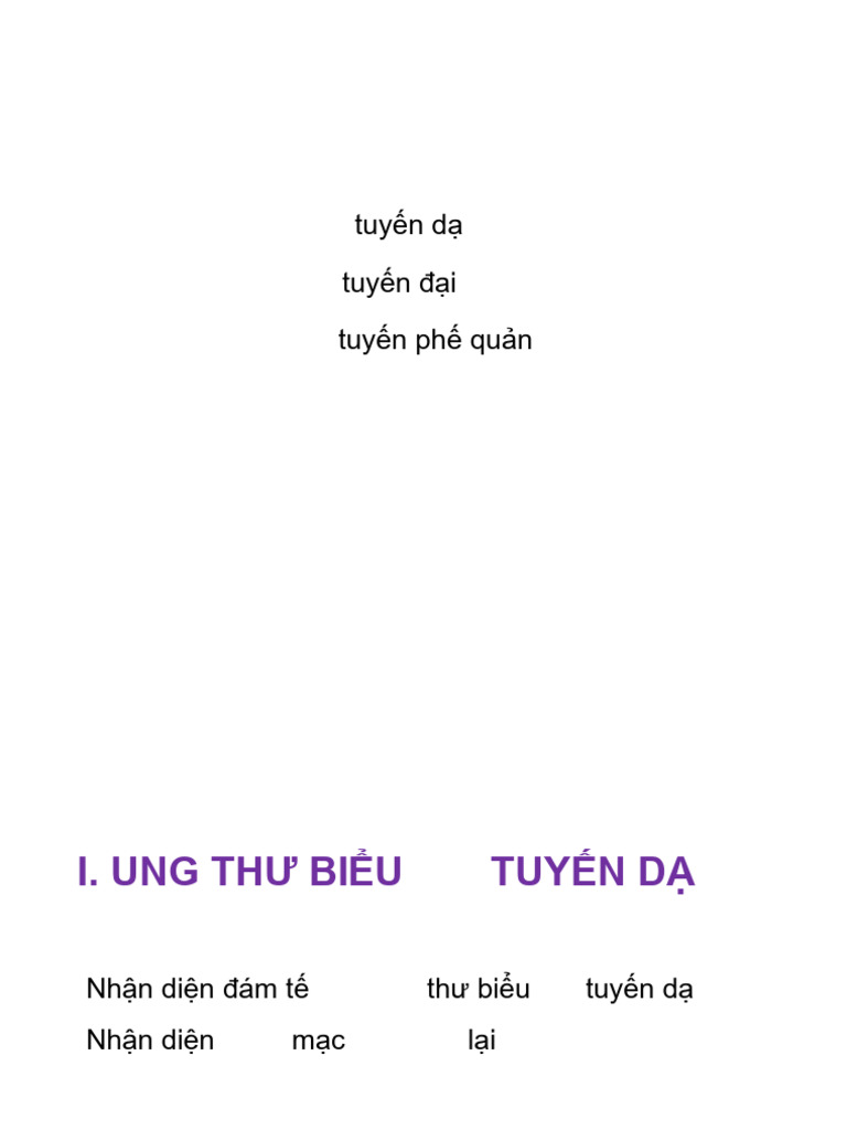 TH3 - UTBM Dạ Dày, UTBM Đại Tràng, UTBM Phế Quản | PDF