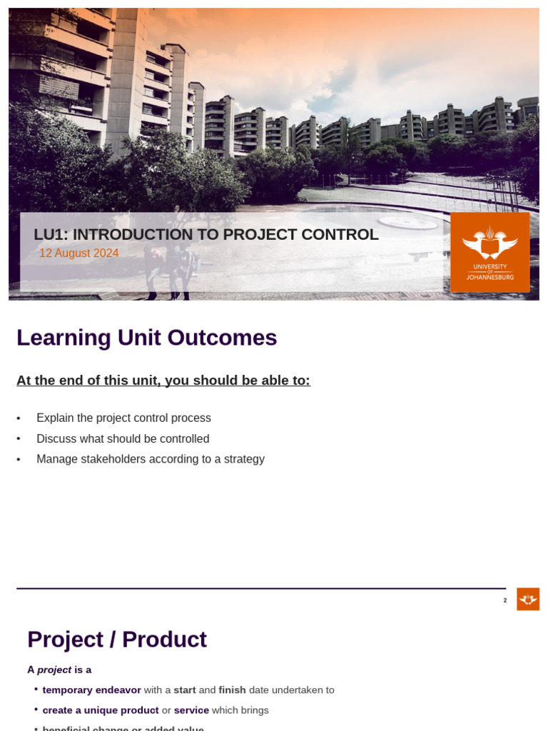 Project Control Process Overview | PDF | Business