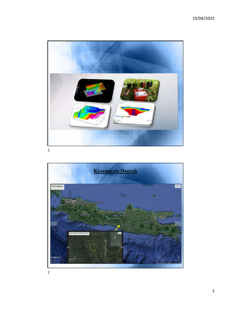 Eksplorasi Geofisika Metode Geolistrik Untuk Komoditas Andesit | PDF