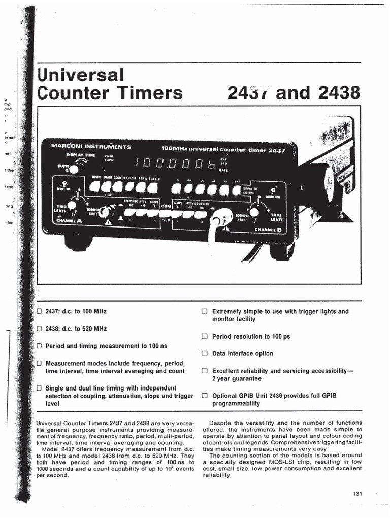 Marconi 2437-38 | PDF