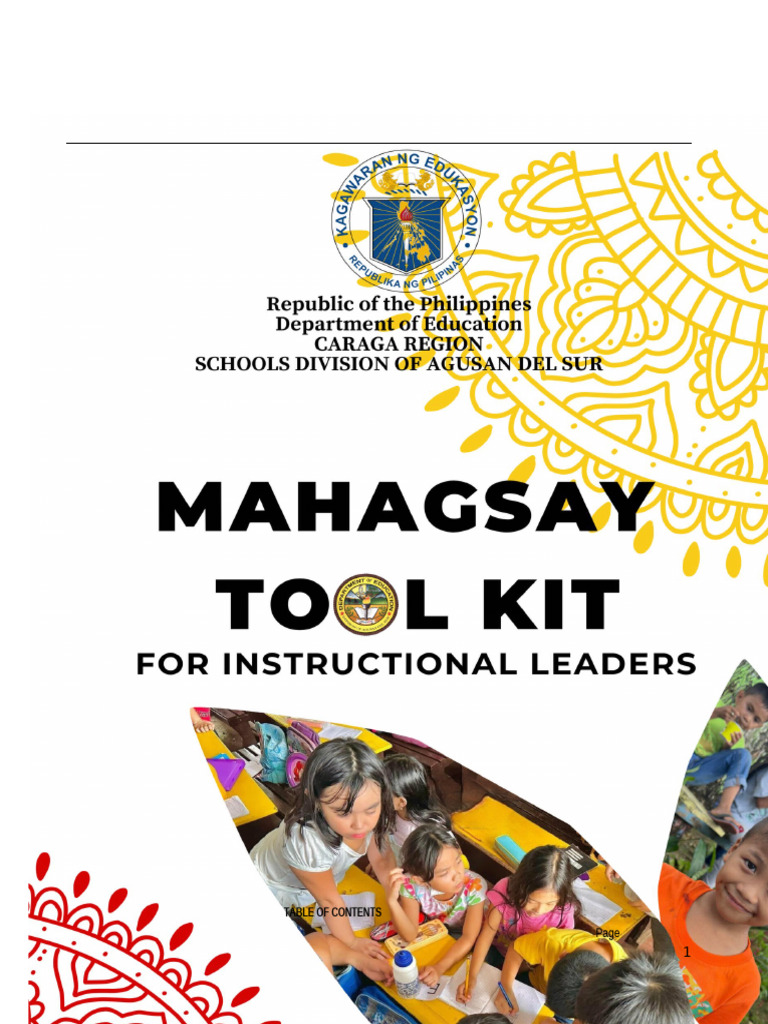 Final MAHAGSAY TOOL KIT FOR INSTRUCTIONAL LEADERS | PDF | Teachers ...