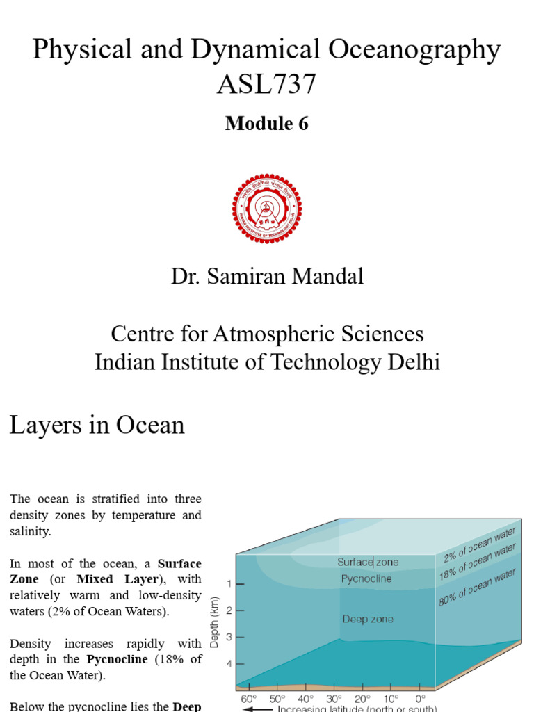 Ocean Stratification: MLD, Thermocline, Halocline | PDF | Oceans ...