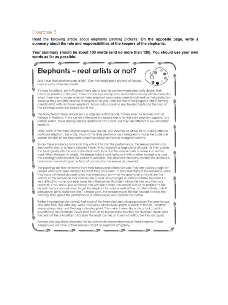 Exemplar Summary Writing 2 Pdf