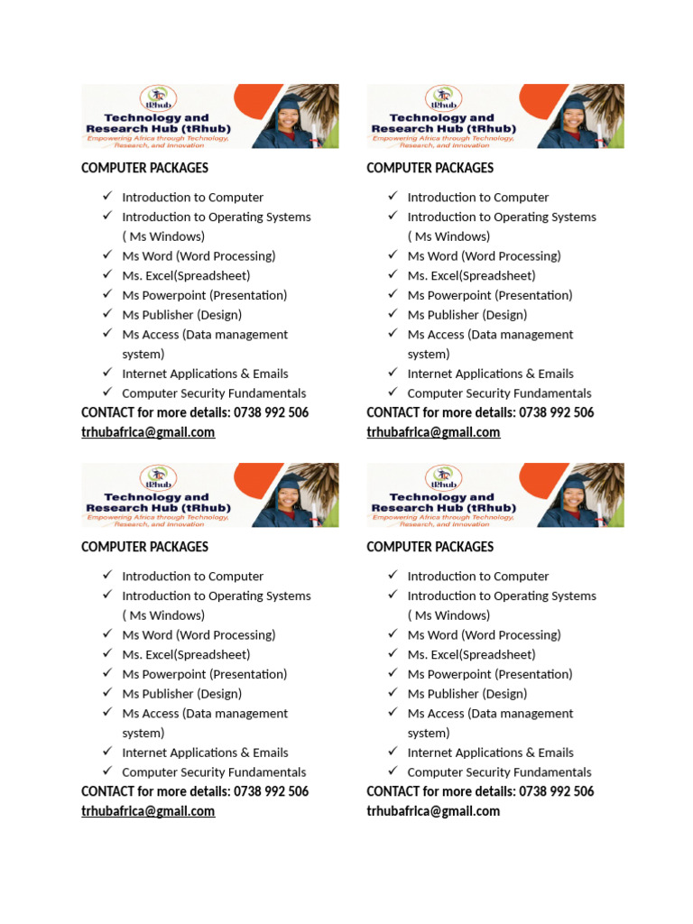 Computer Packages | PDF