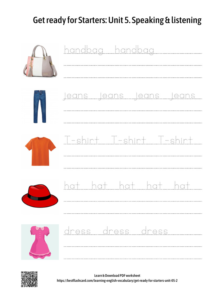 Unit 5 Clothes | PDF