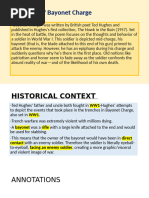 'Bayonet Charge' Full Poem PDF | PDF