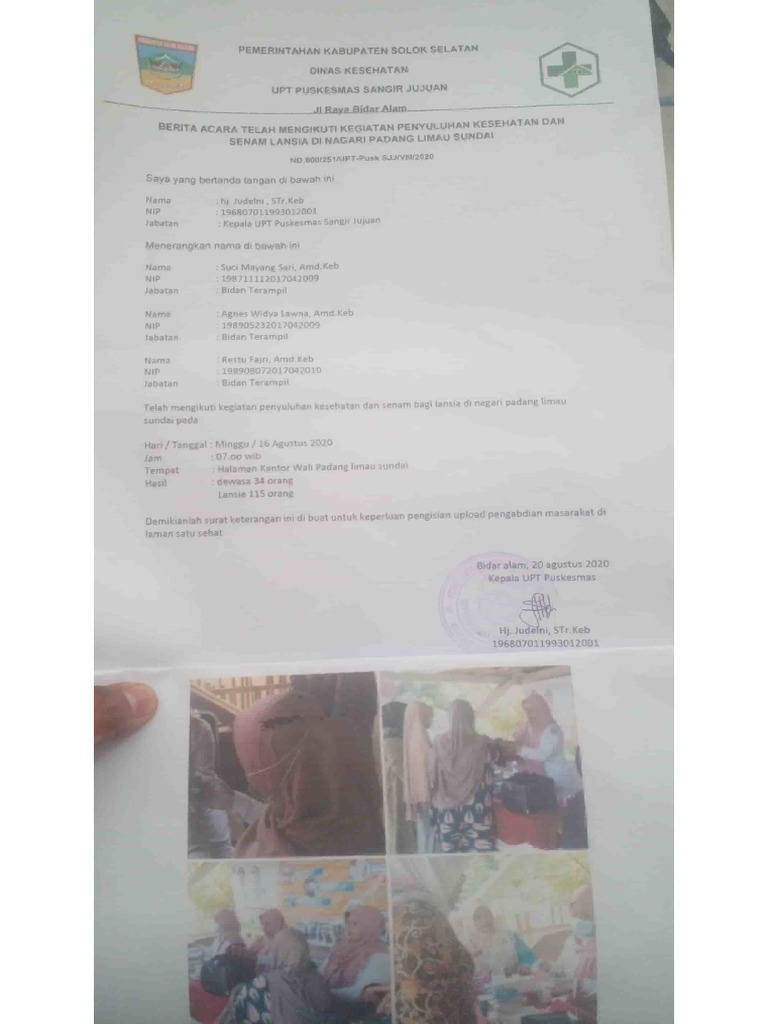 Pemeriksaan Kesehatan Gratis Di Pls | PDF