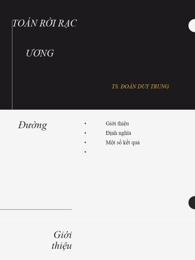 Toán R I R C: Ts. Đoàn Duy Trung Sami-Hust | PDF
