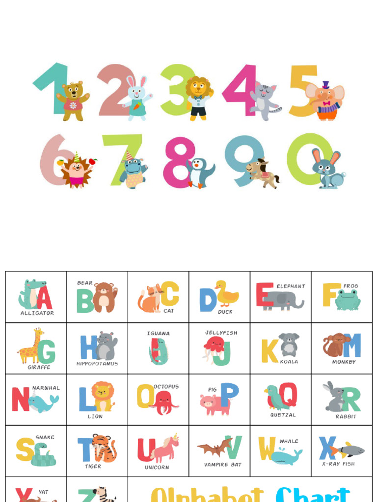 Numbers & Alphabet | PDF