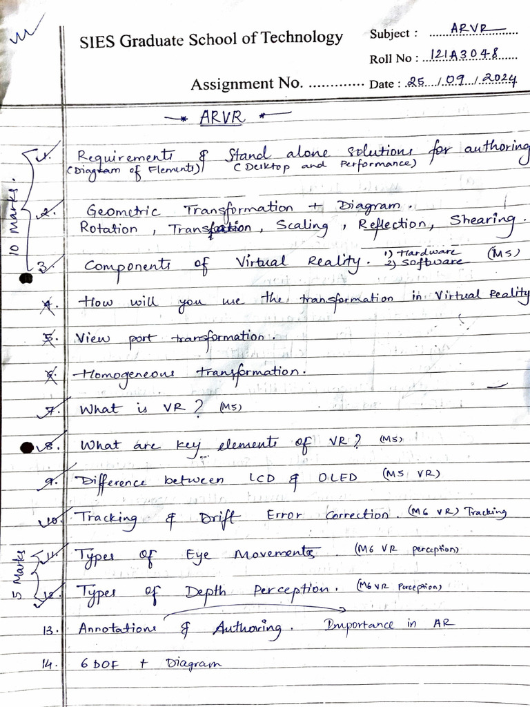 Arvr Ia2 | PDF