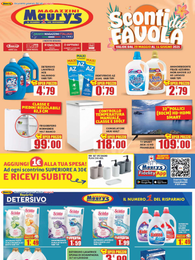 Promozione MAURY's - Sconti Da Favola - Dal 29 Maggio Al 14 Giugno 2025 ...