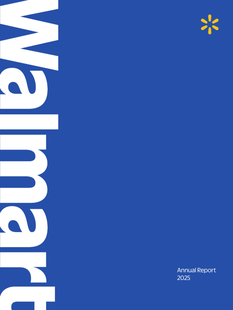 Walmart Inc 2025 Annual Report | PDF | Form 10 K | Walmart