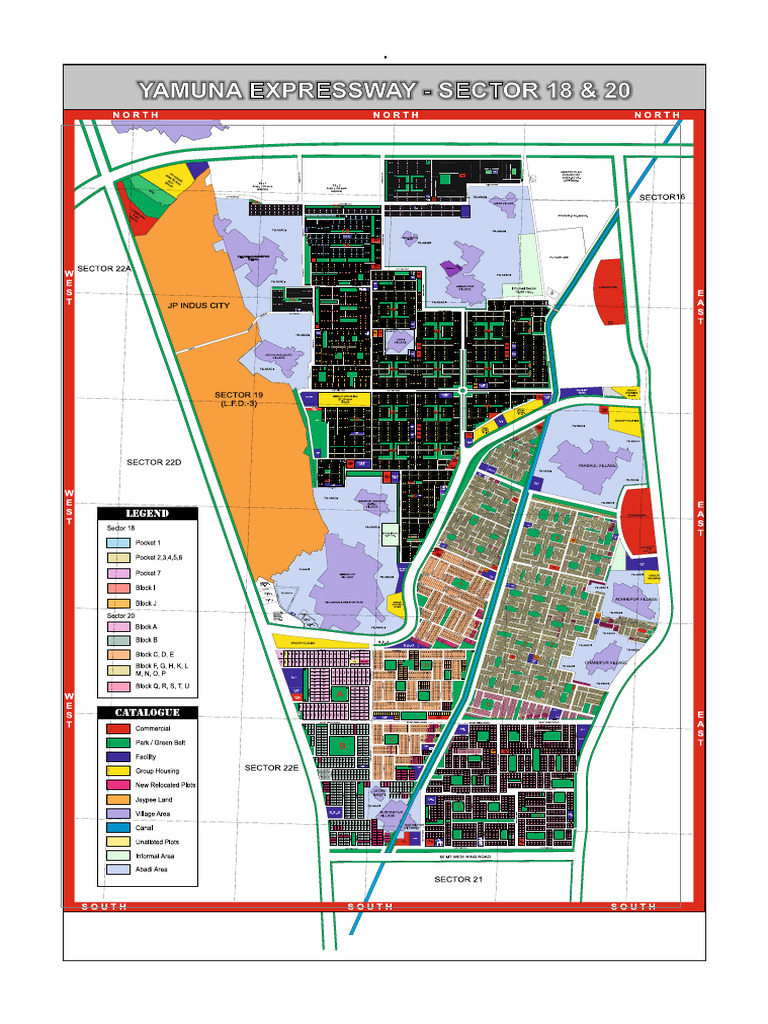 Mapa de Sector 18 en Noida | PDF